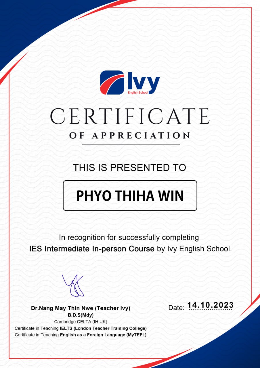 Phyo Thiha Win - Mobile Developer (Android, Jetpack Compose, Flutter, React) | LinkedIn